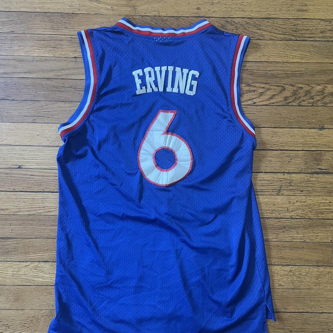 Julius Erving #6 Sixers hardwood classics adidas... - Depop