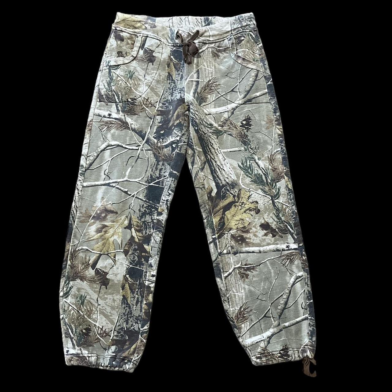RealTree camo sweatpants no tag waist 15in length... - Depop