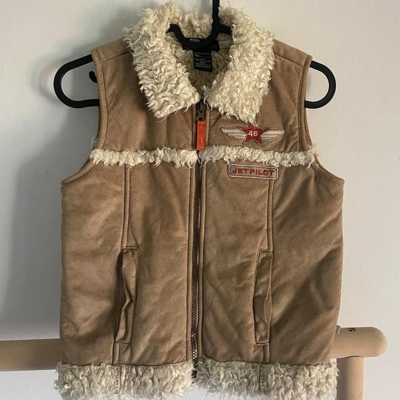 FIGHTER JET PILOT VEST oooooh she cute! an absolute... - Depop