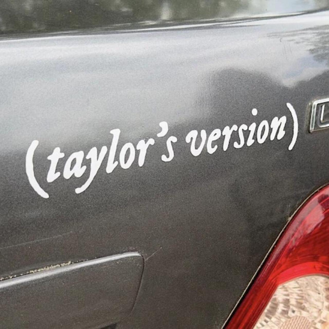 Taylor’s version sticker car sticker- many designs... | Depop