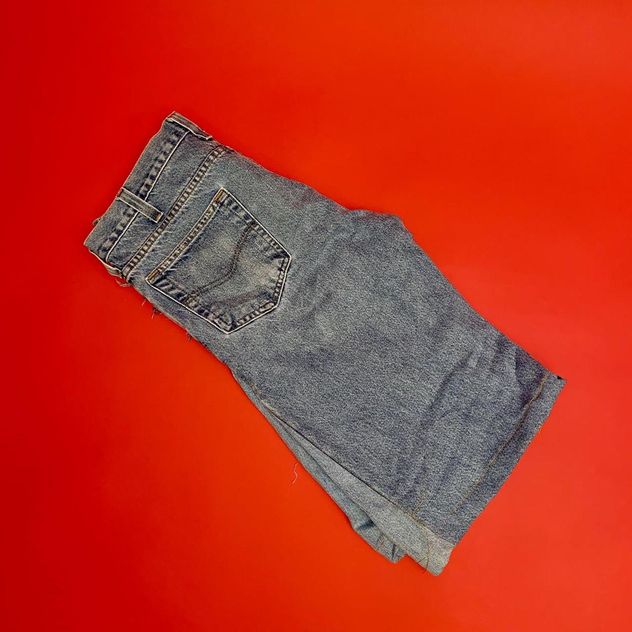 Jorts! Rework Carhartt jorts, light denim, small... - Depop