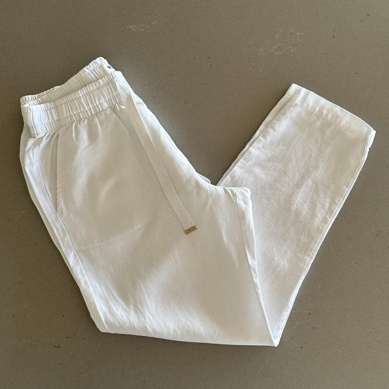 Venroy Linen Pants - Size Medium in perfect condition - Depop