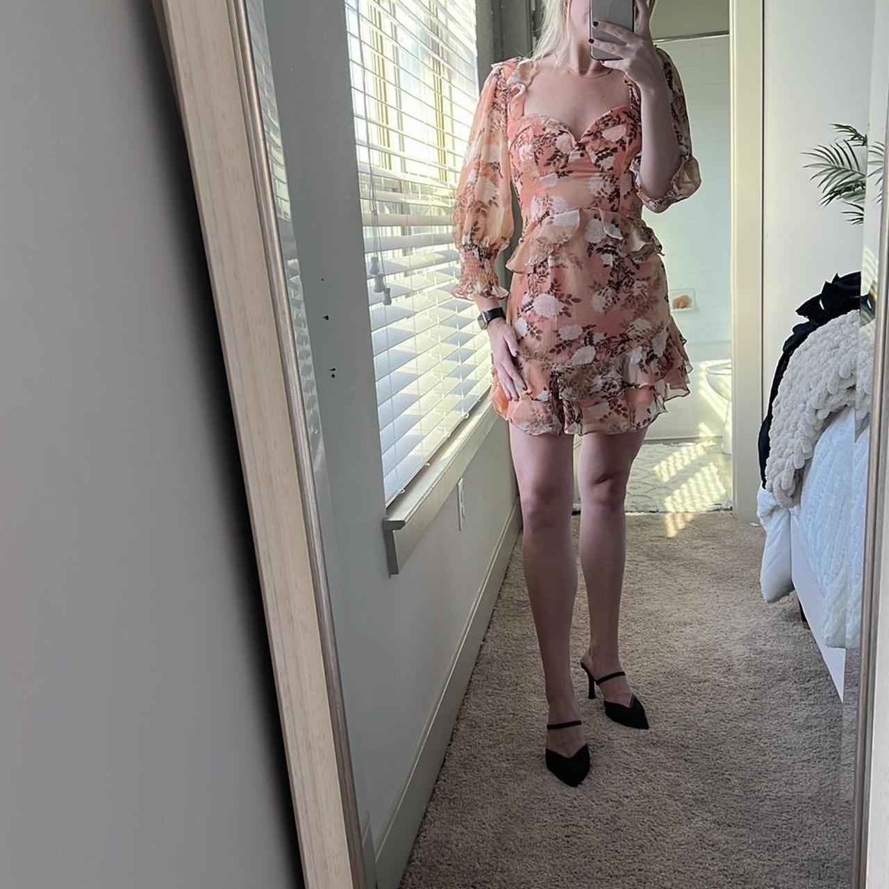 Floral mini dress | Depop