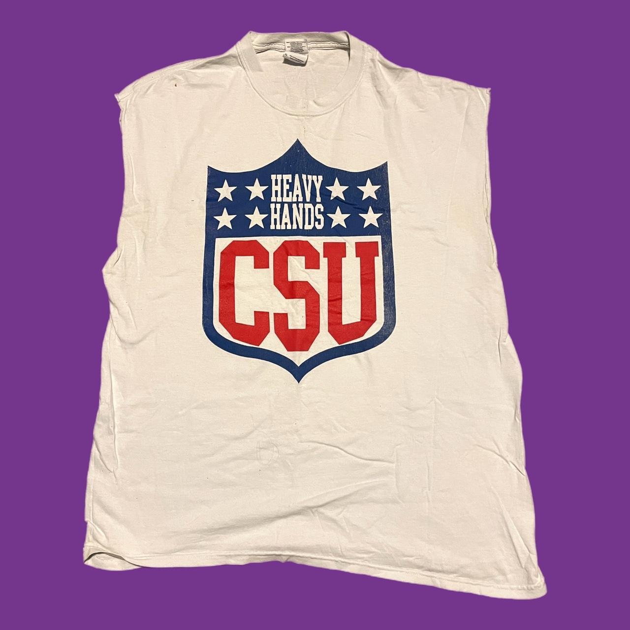 Heavy Hands (Band) - XL - Sleeveless T-Shirt - “CSU”... - Depop