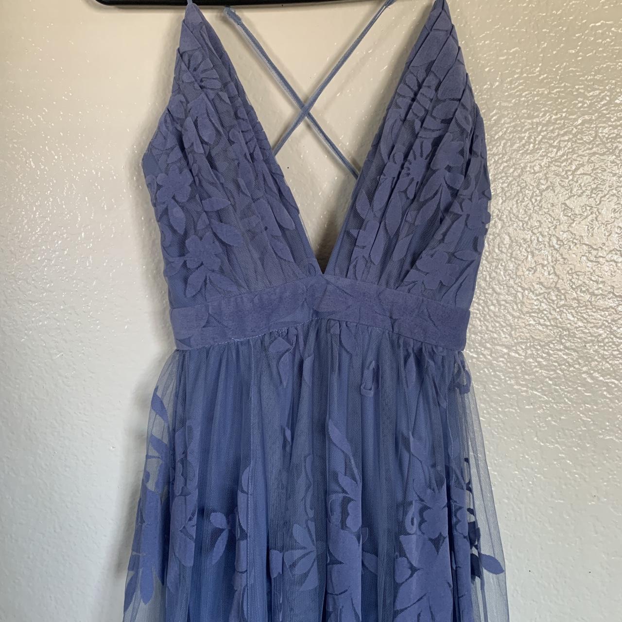 Baby blue lace dress Size small Prom, homecoming,... - Depop