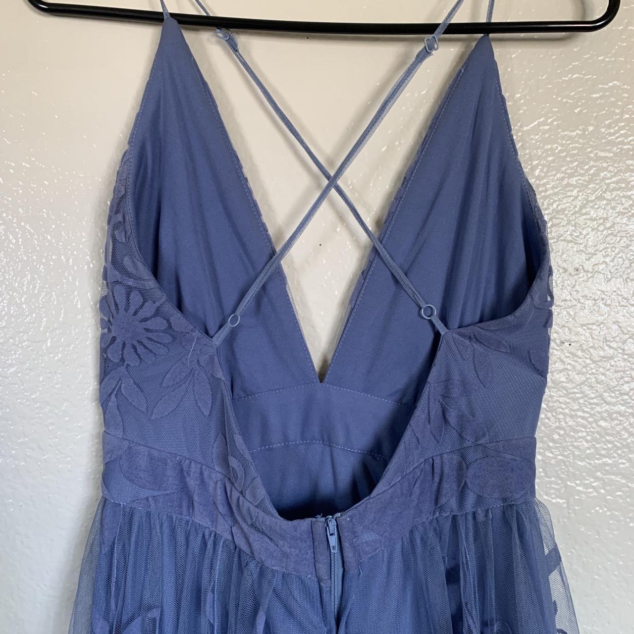 Baby blue lace dress Size small Prom, homecoming,... - Depop