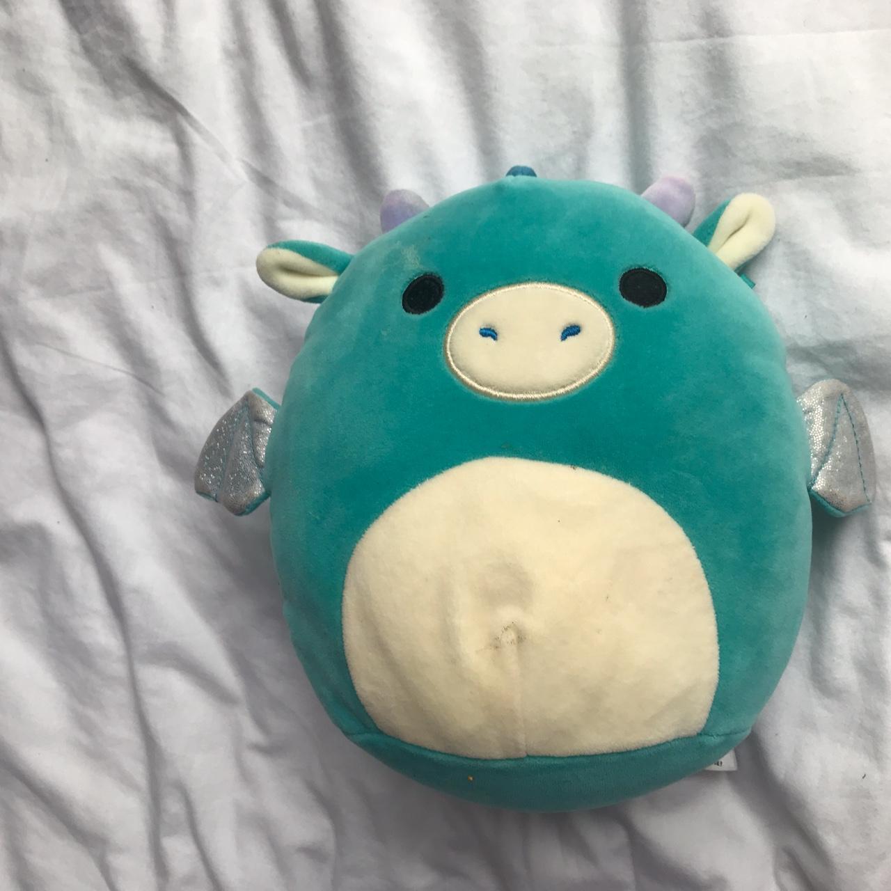 Blue squishmallow dragon super cute - Depop