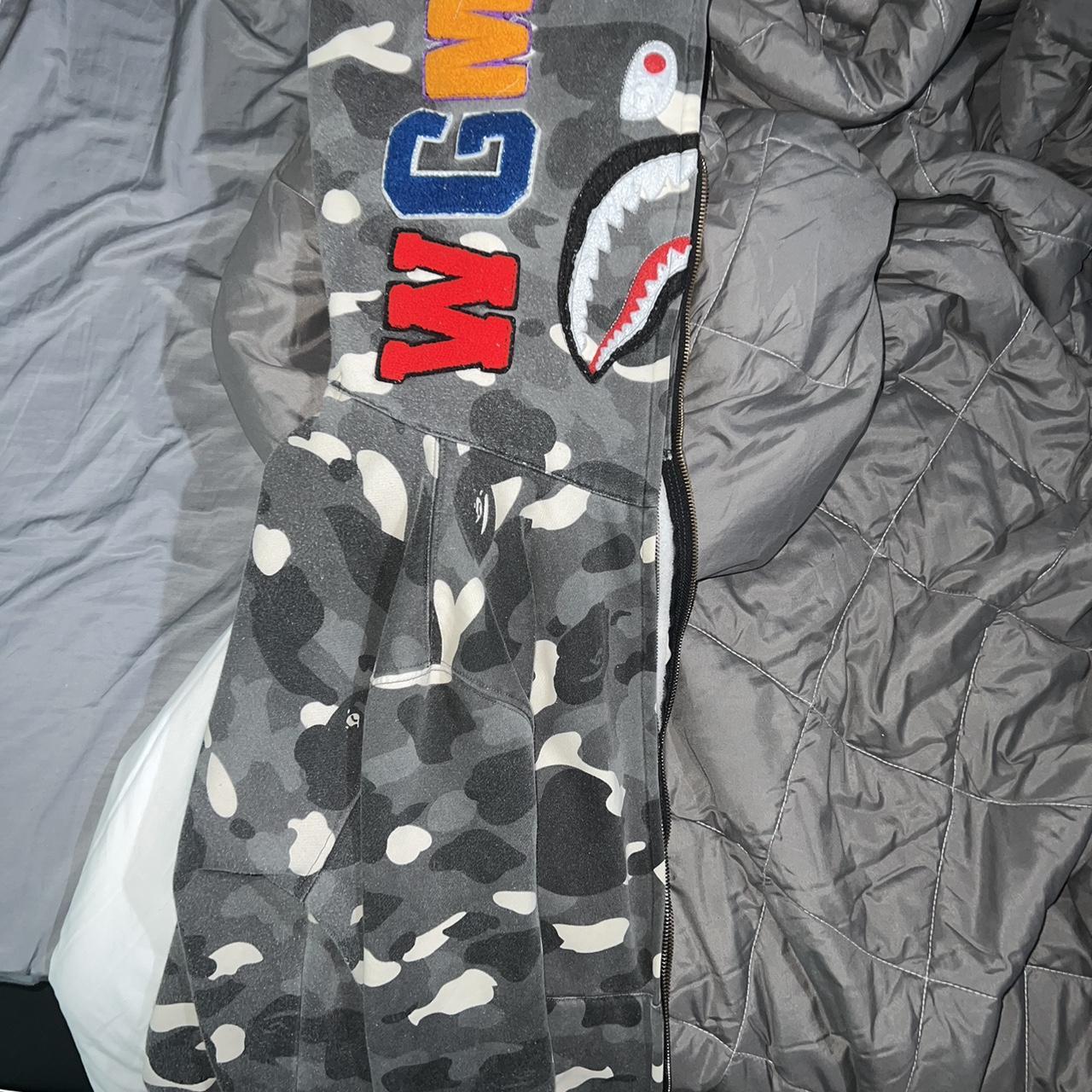 BAPE Men's Grey Jacket | Depop