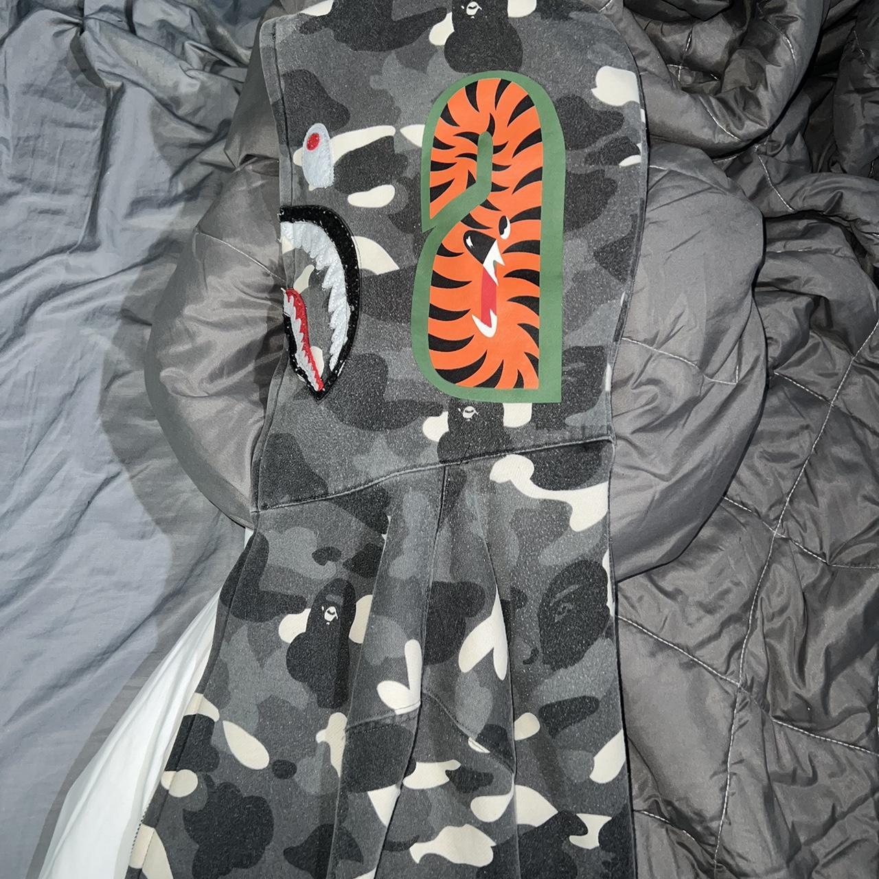 BAPE Men's Grey Jacket | Depop