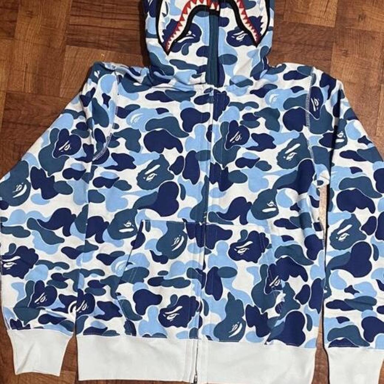 BAPE A Bathing Ape Double Full Zip Hoodie Tiger... - Depop