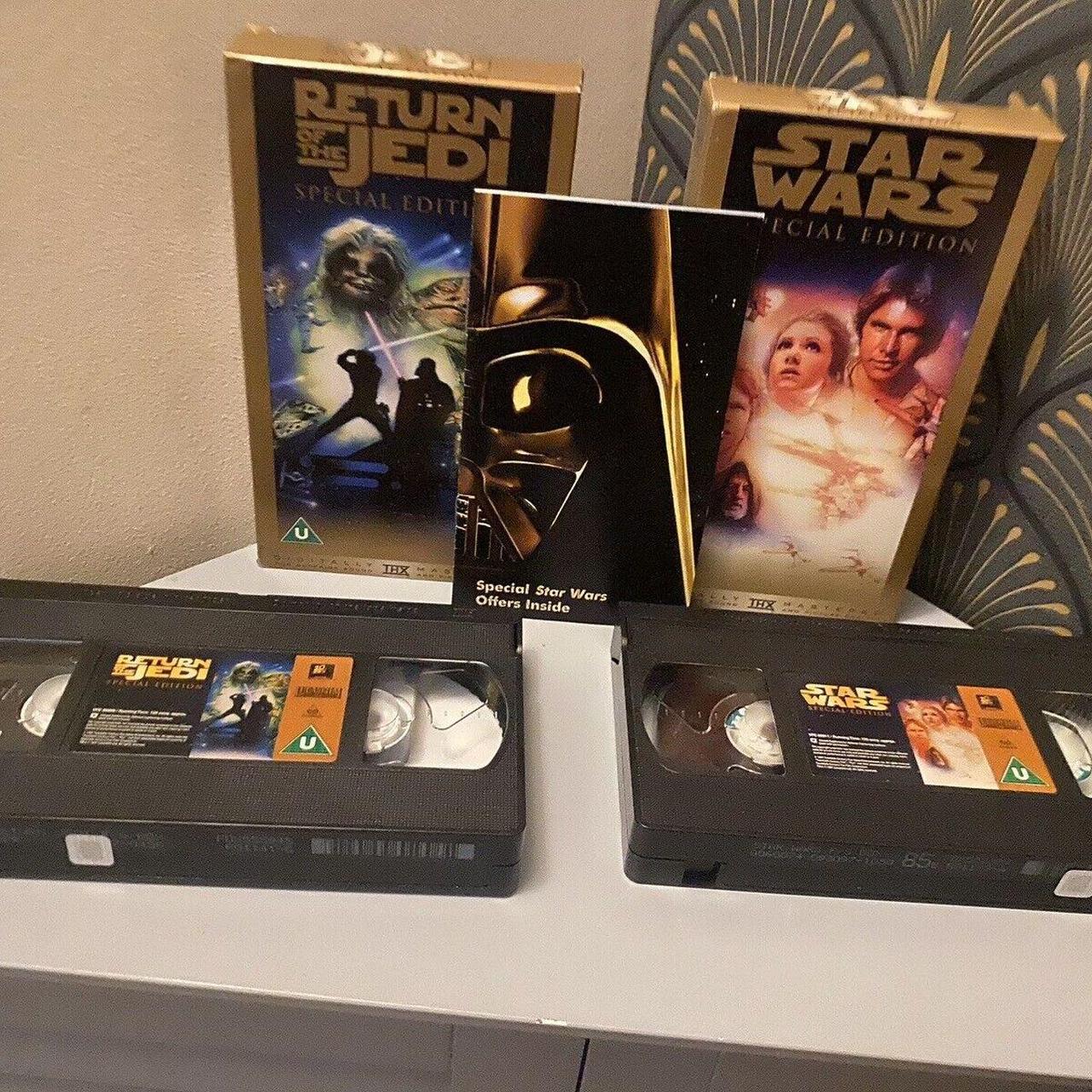 Star Wars VHS Special Edition Gold Box Lucasfilm... - Depop