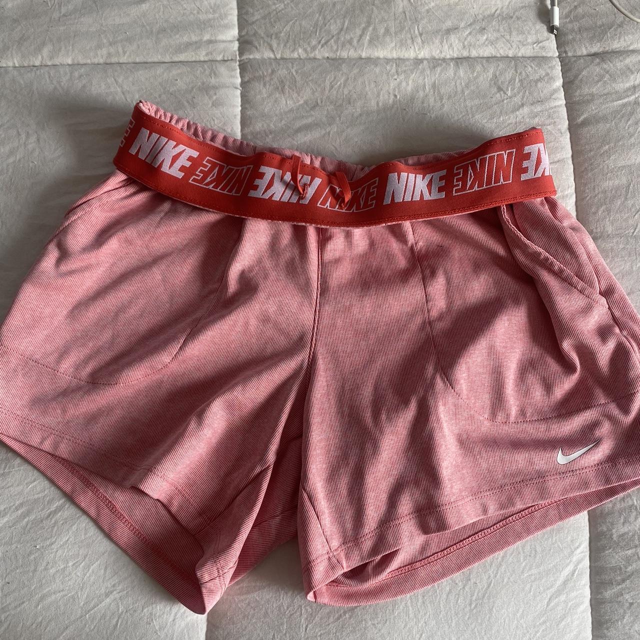 Pink Nike shorts - Depop