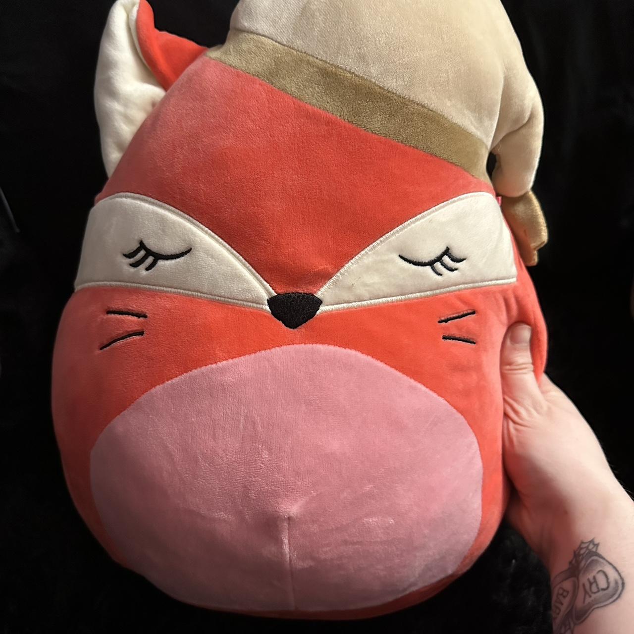 Fifi Sleeping Hat Fox Plush 14” Squishmallow... - Depop