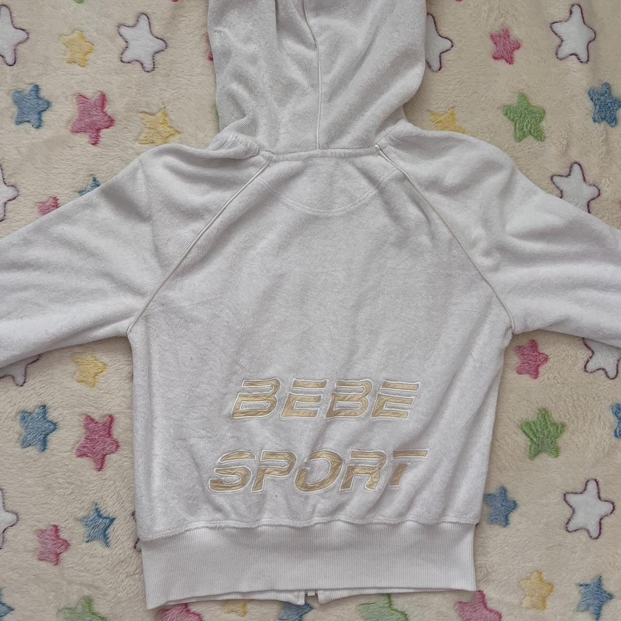 bebe sport tracksuit zip up ⚠️has small spots of... - Depop