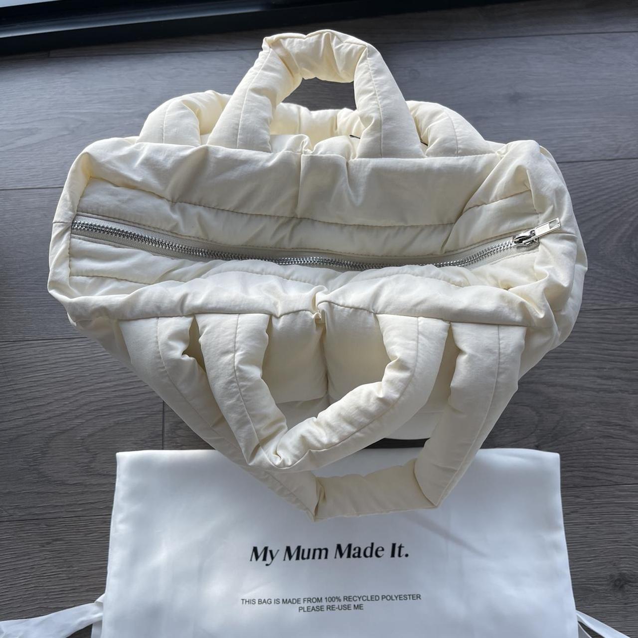 Women's White and Cream Bag | Depop