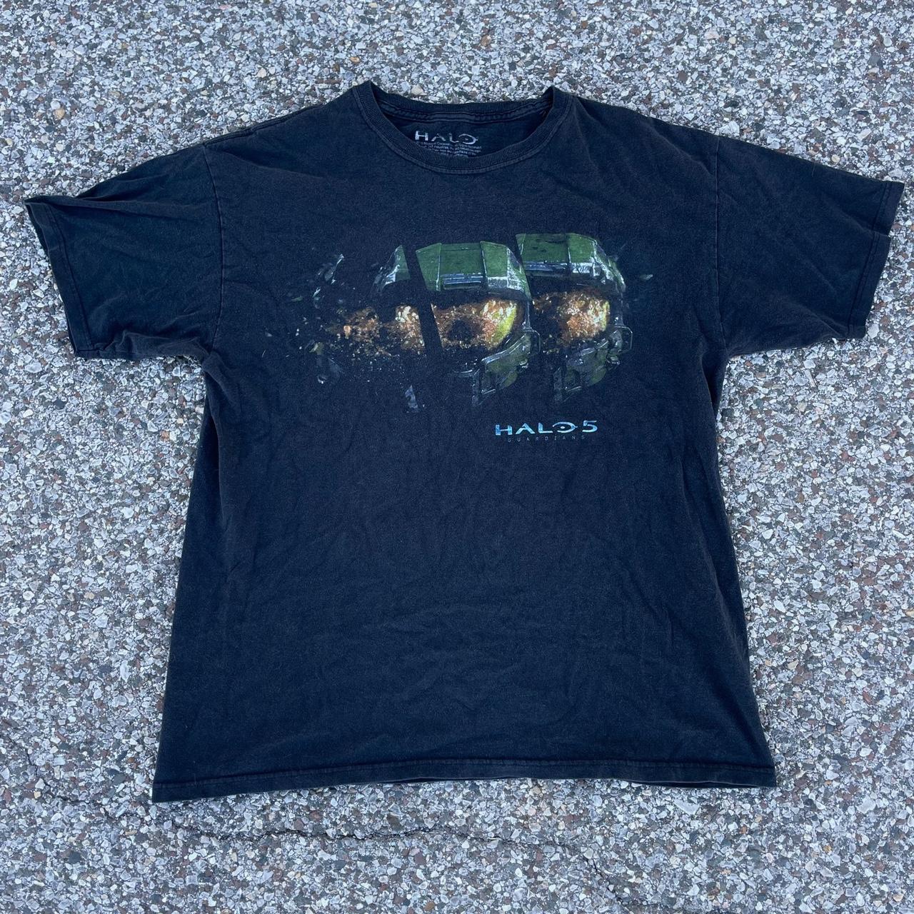 2000s Y2K Halo 5 Video Game graphic tee. * Used in... - Depop