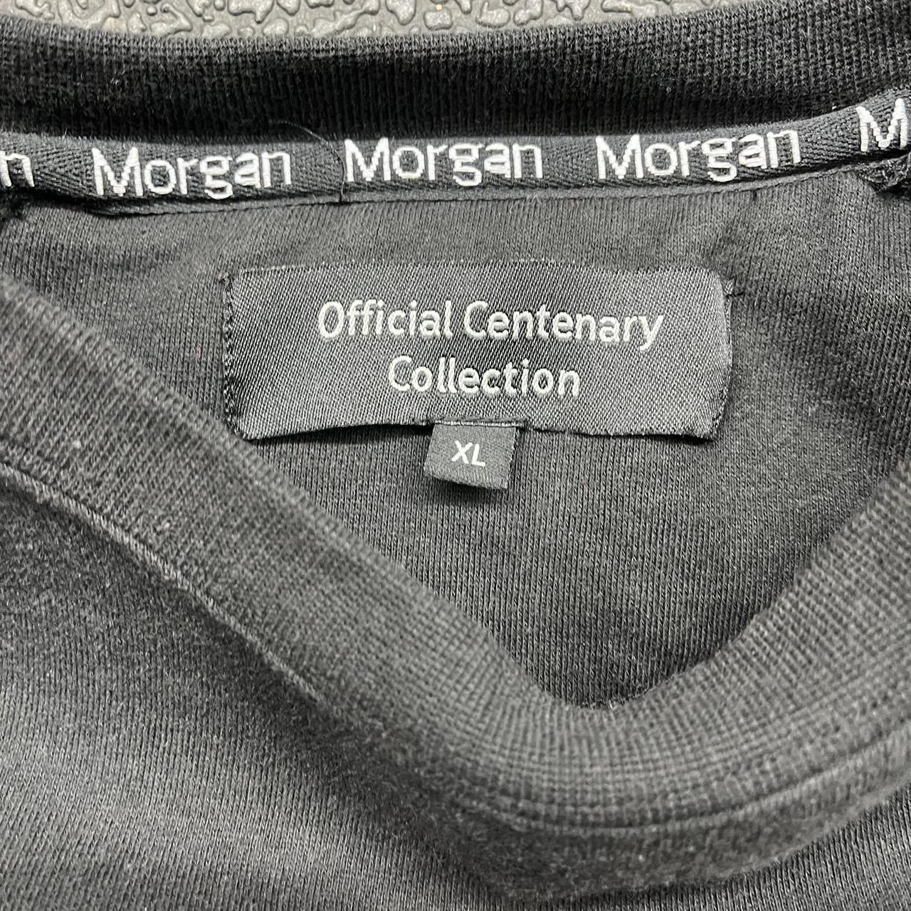 Morgan Men's Black and Grey Sweatshirt | Depop