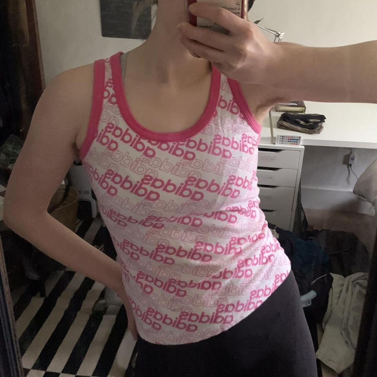 Adidas Women's Pink Vest | Depop
