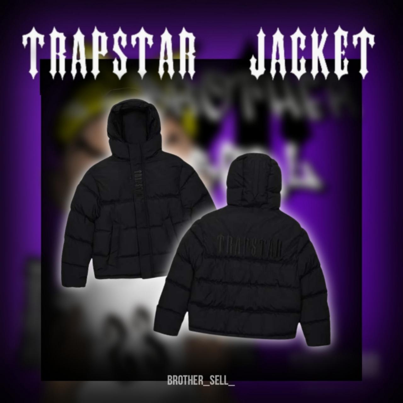 ⚡Trapstar Decoded Puffer Jacket 2.0 - Blackout... - Depop