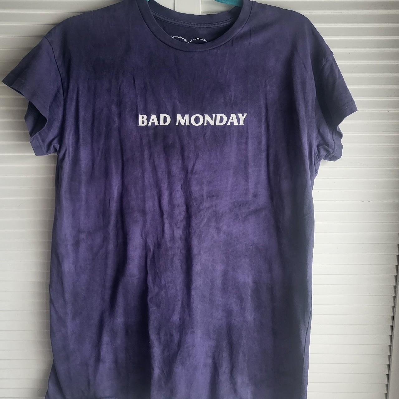 Bad monday tshirt dress UK10. Worn a few times,... - Depop