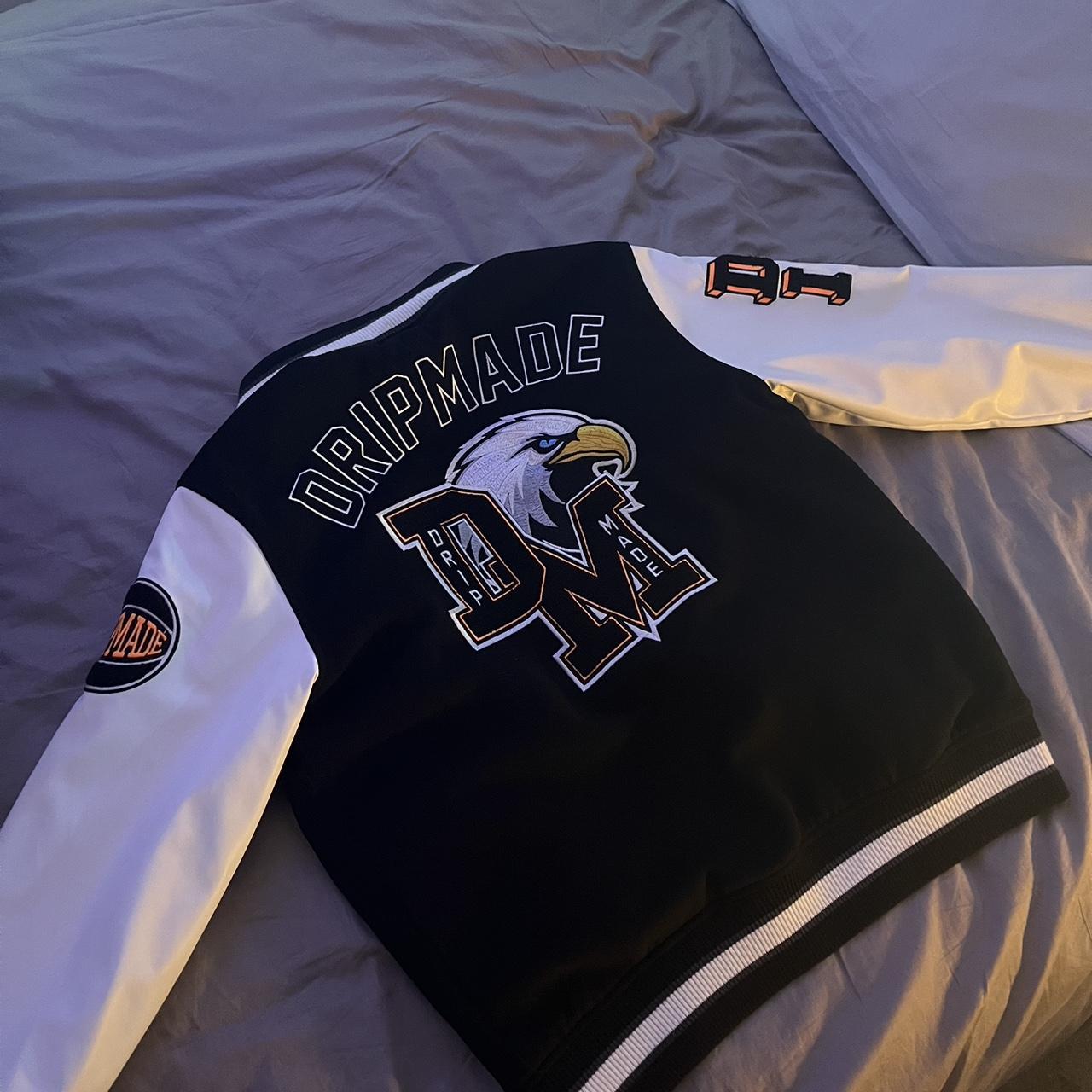 Dripmade varsity jacket 🚨 brand new at £120 never... - Depop