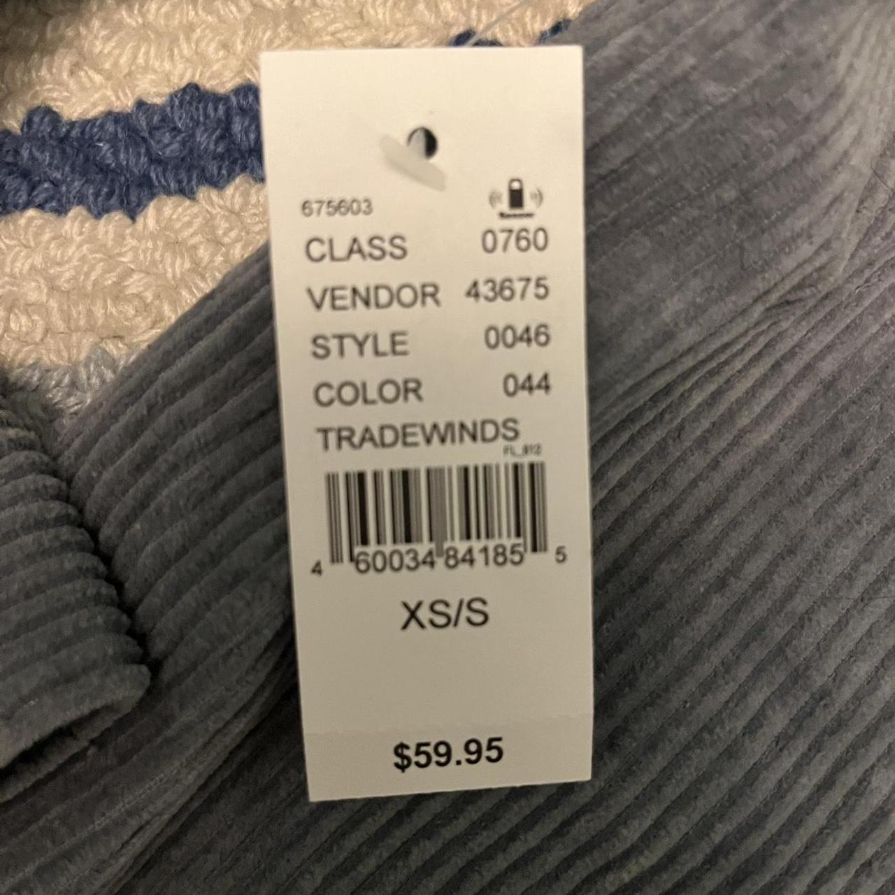 Blue Corduroy Cropped Jacket - Pacsun Brand new -... - Depop