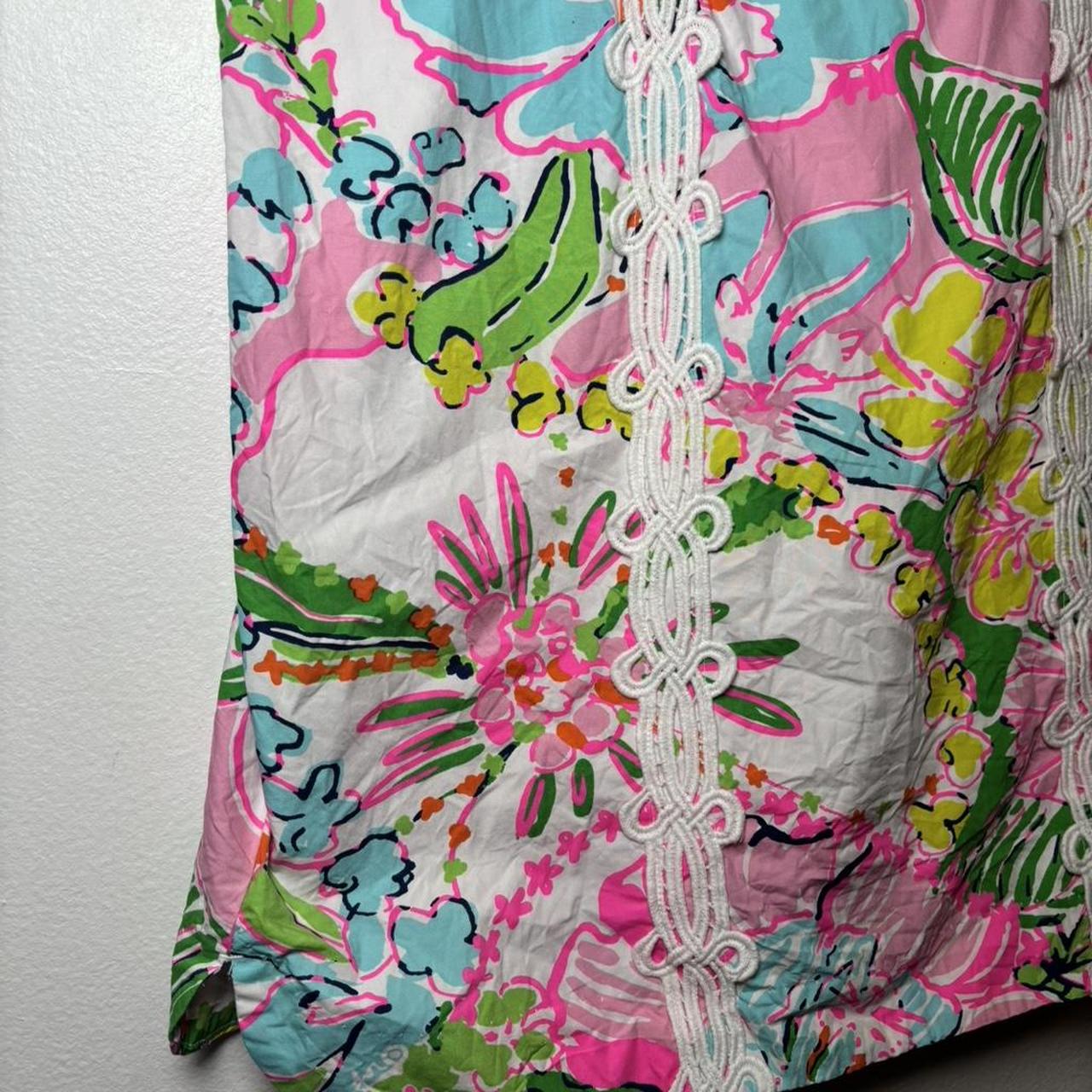 Lilly Pulitzer x Target Dress Womens Pink Floral... | Depop