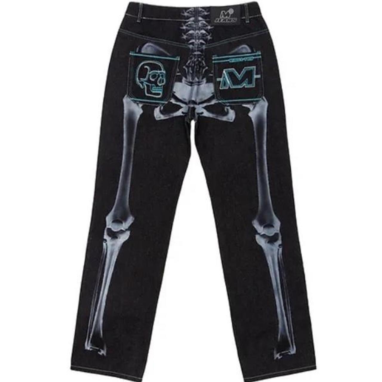 Minus Two skeleton Jeans - Depop
