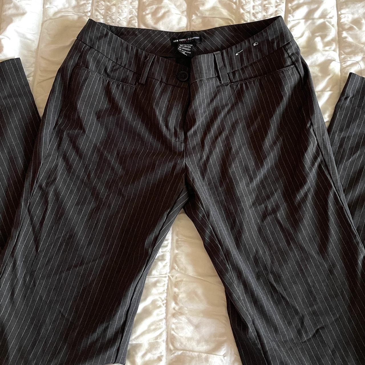 cute office style bootcut slacks used once, (for... - Depop