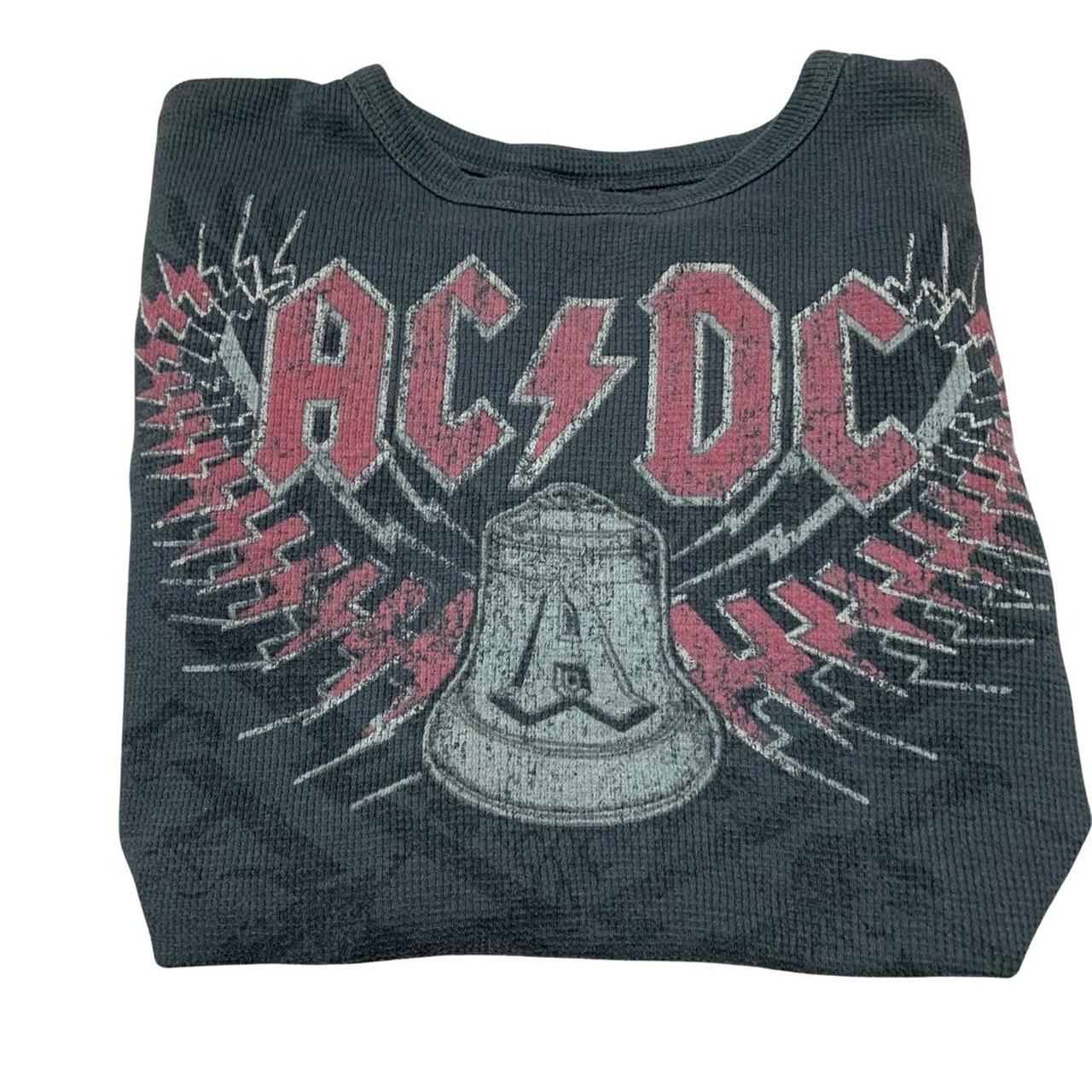 Official AC DC Emo Black Thermal Long Sleeve • In... - Depop