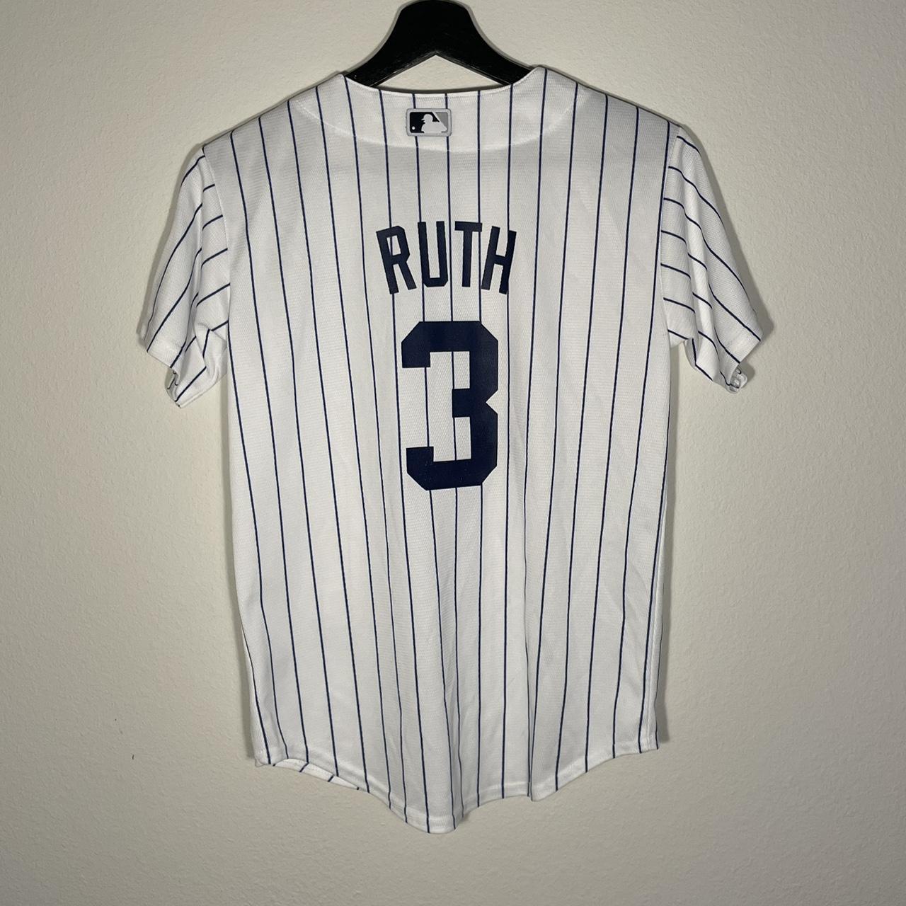 Yankees Babe Ruth Jersey Size Youth Large... - Depop