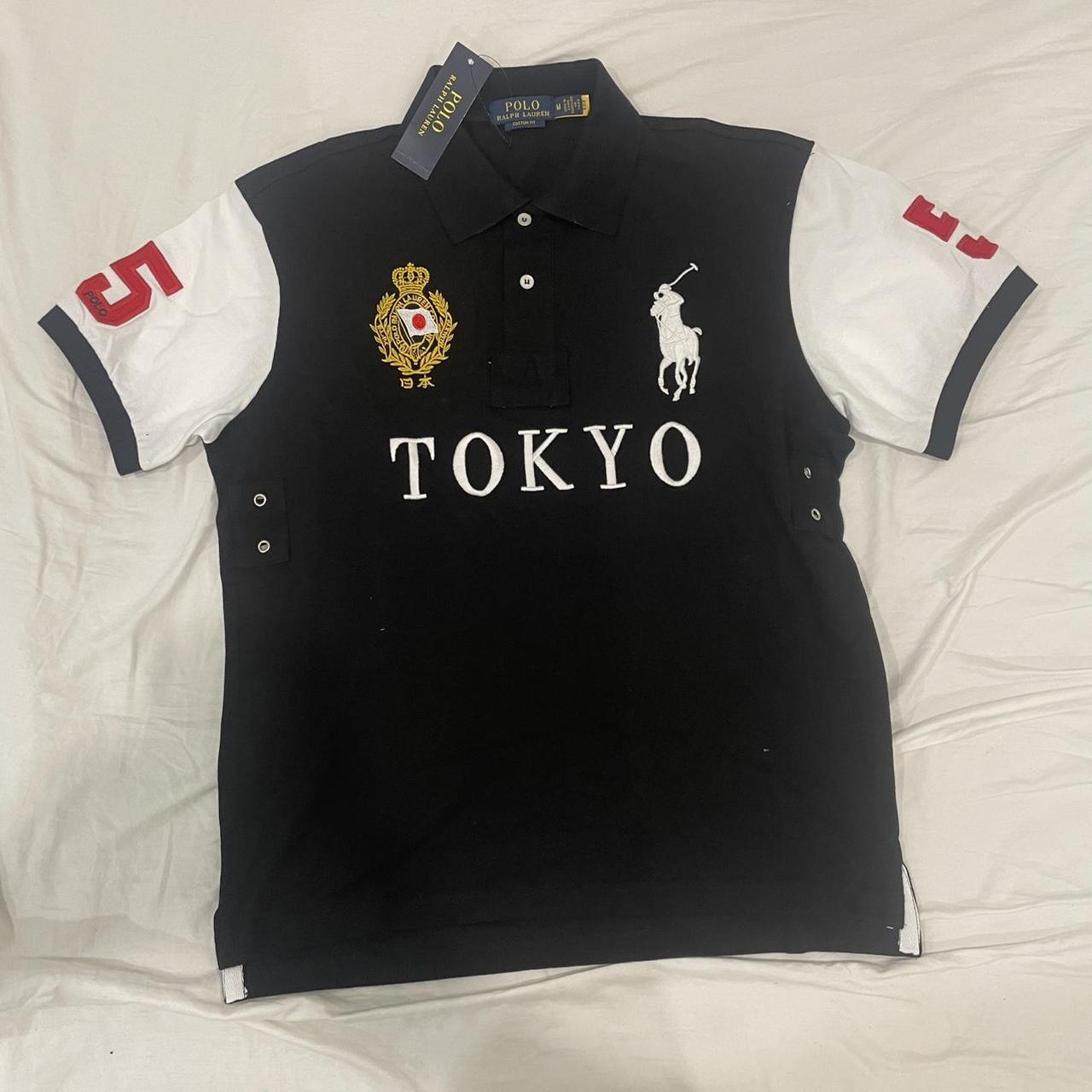 Black Polo Ralph Lauren Japan polo shirt Size:... | Depop