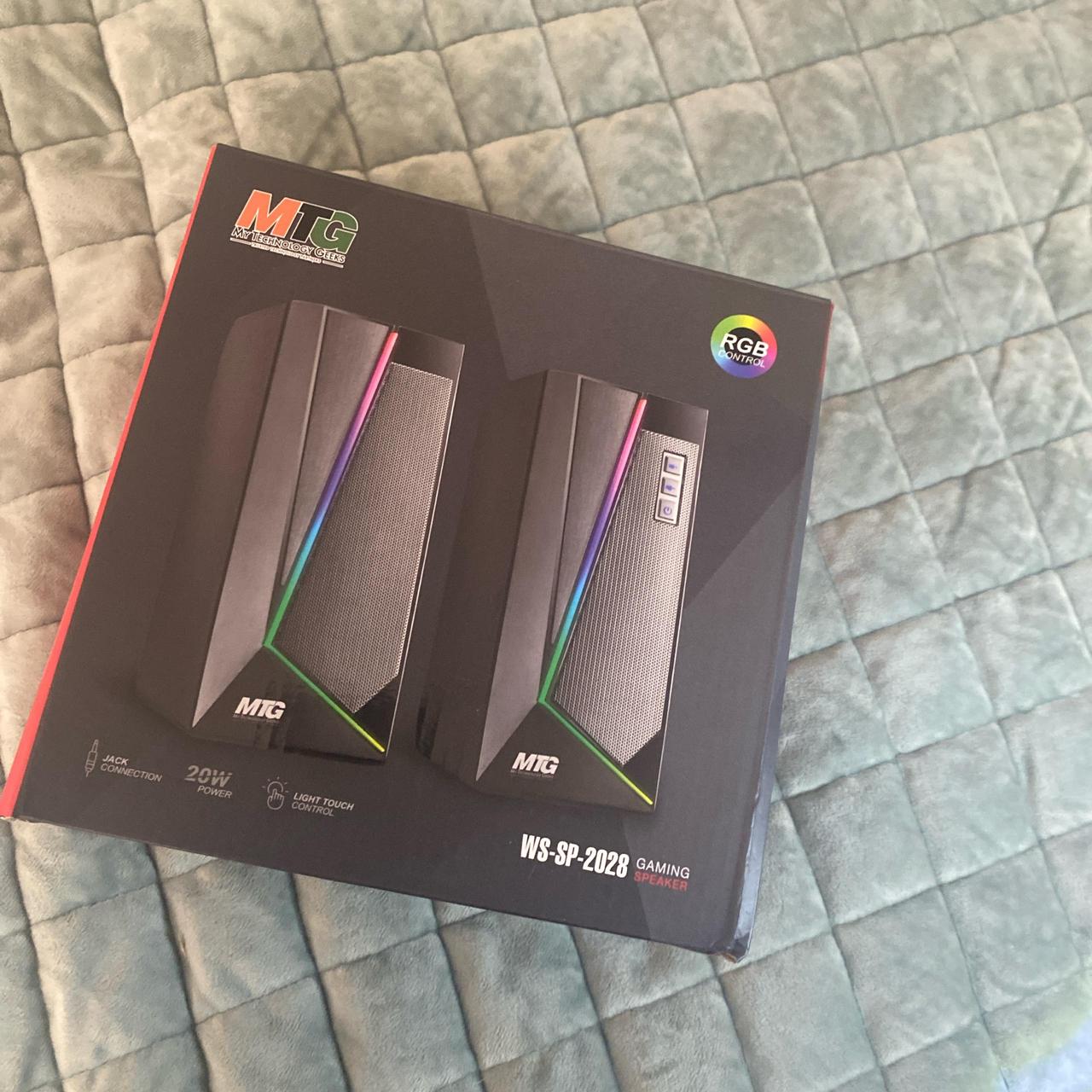 Unused MTG RGB Gaming Pc speakers #Speakers #RGB #MTG | Depop