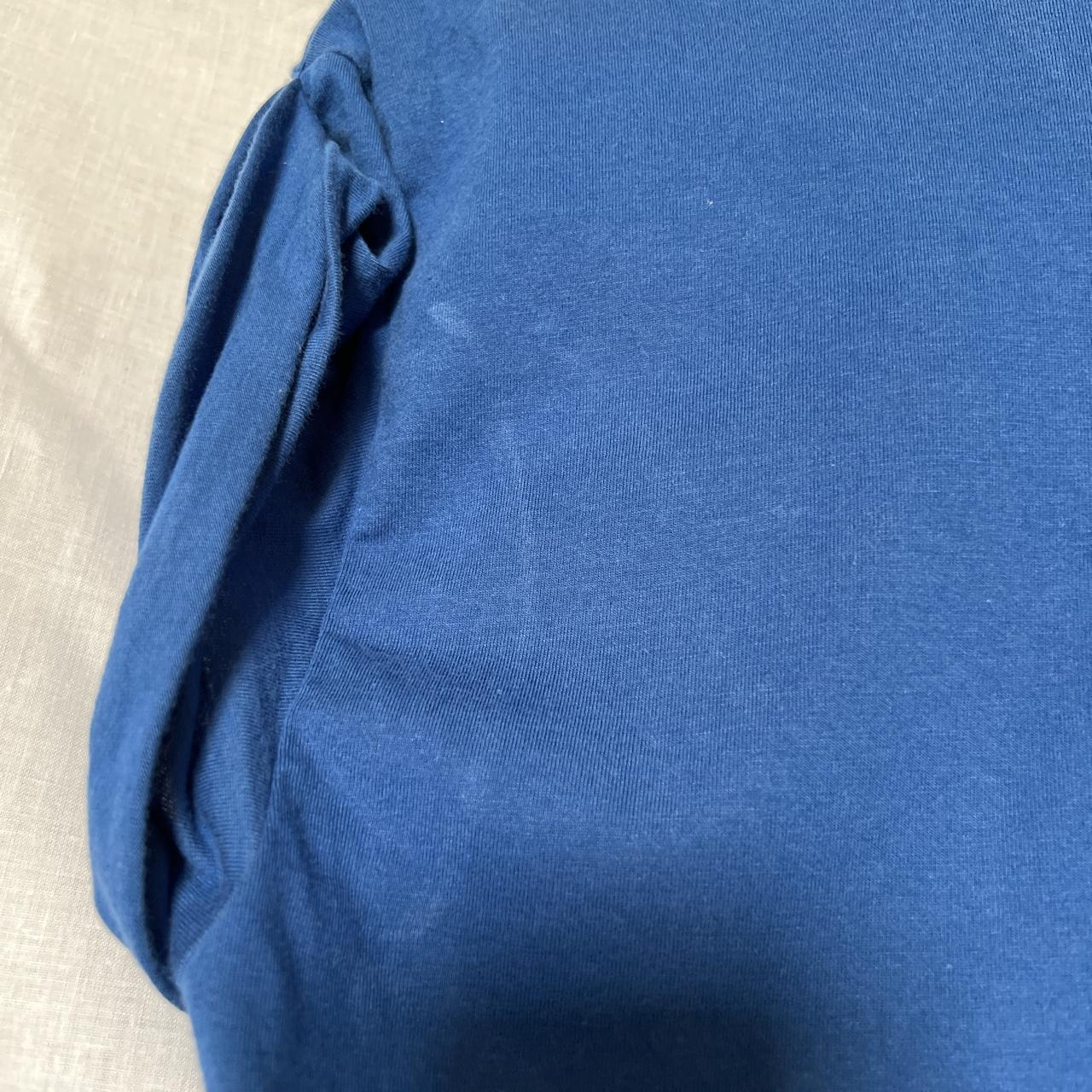 See By Chloe Robot Blue Tee. Has cute pompom and is... - Depop