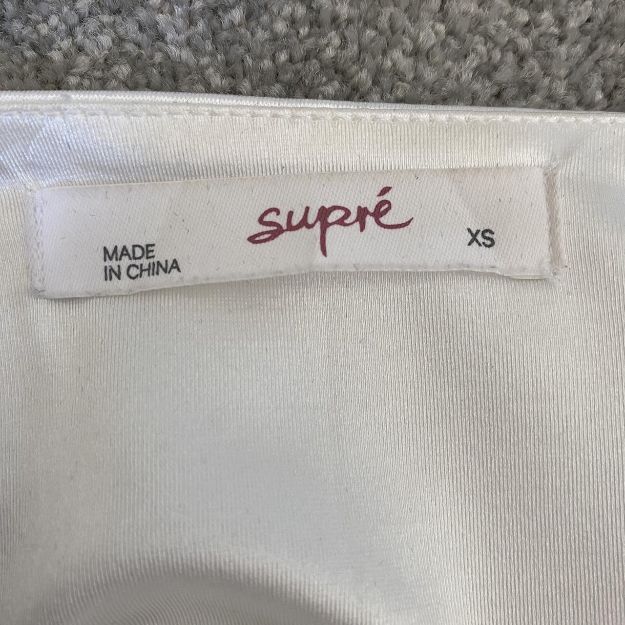 Supre satin tie top size xs - Depop