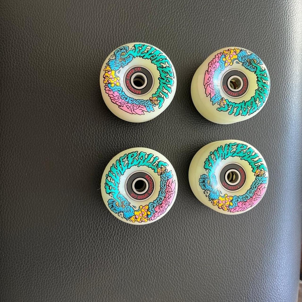 Slime ball wheels with bronson bearings Slime ball:... - Depop