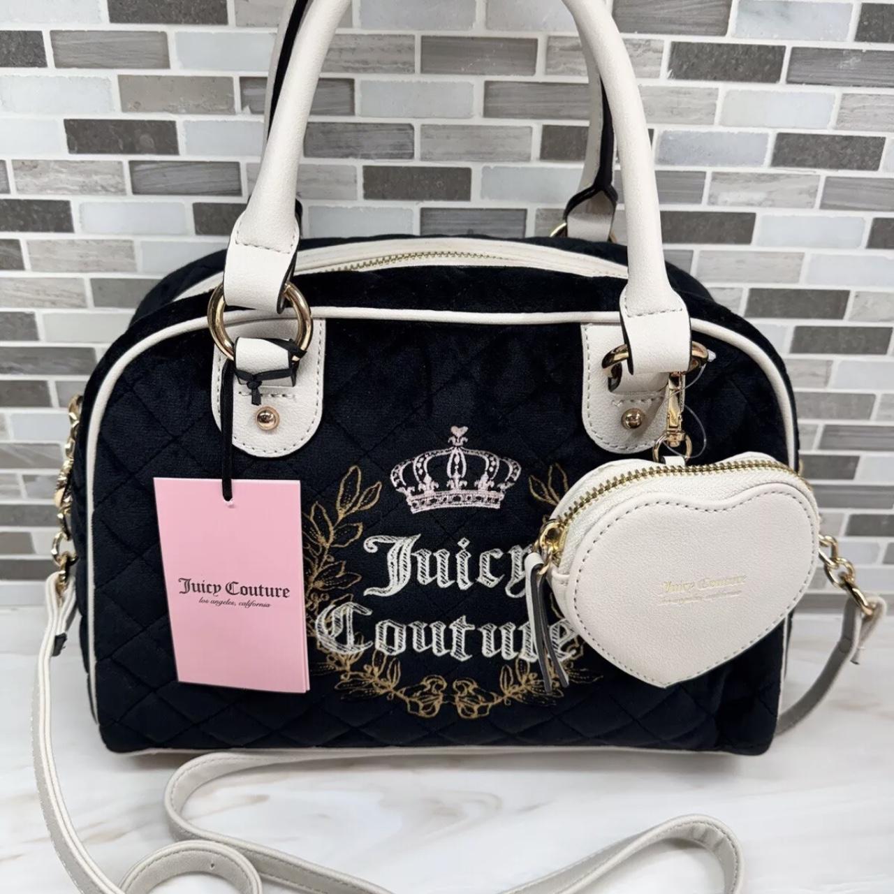Juicy Couture Royal Couture Satchel Liquorice Black | Depop