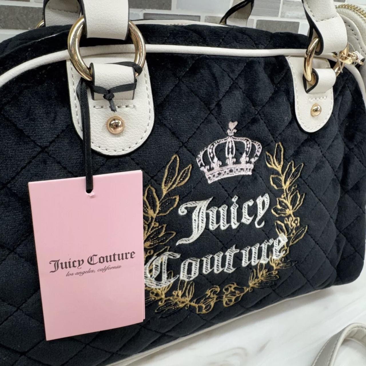 Juicy Couture Royal Couture Satchel Liquorice Black | Depop