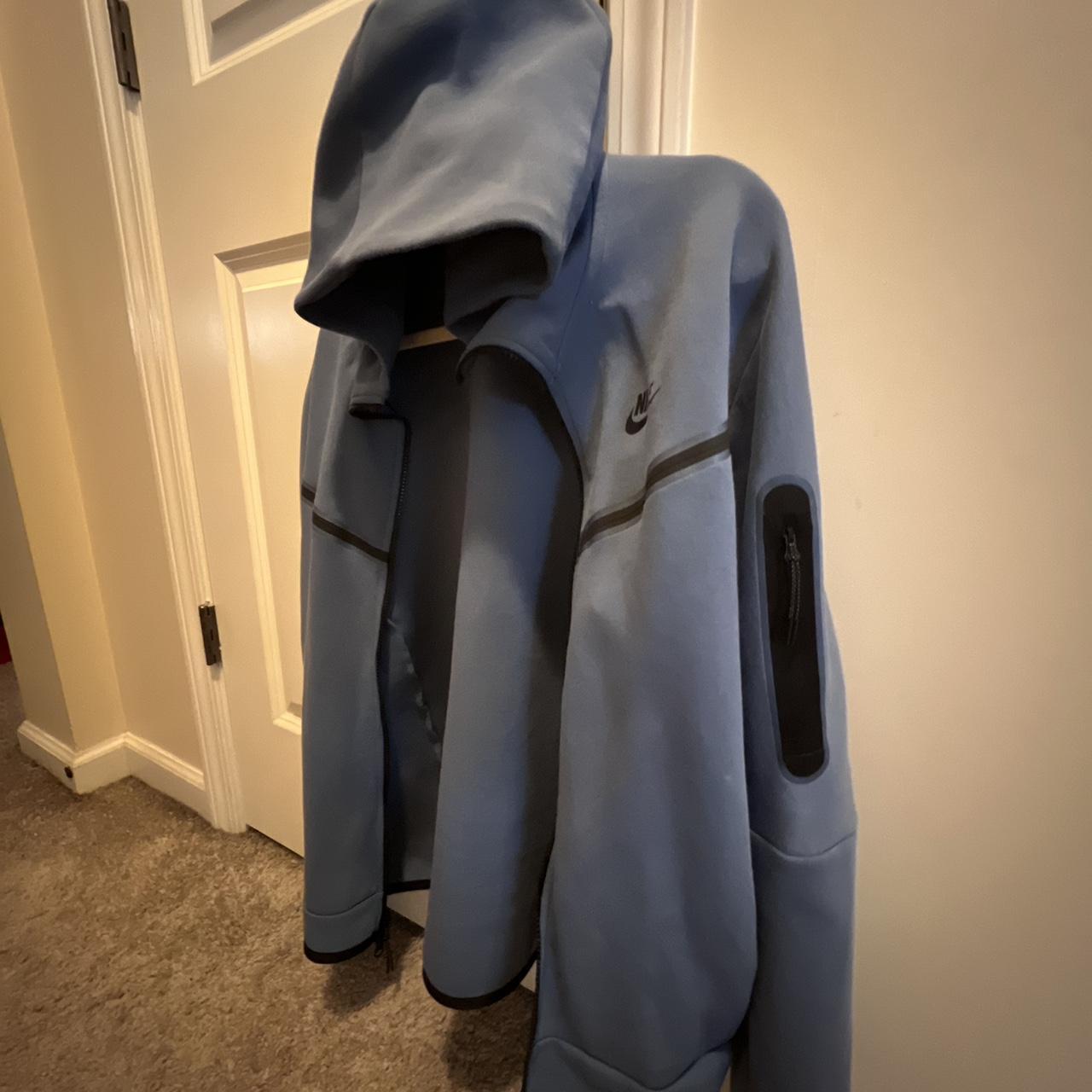 Blue Nike Tech Fleece - Used Like Brand New - Size... - Depop