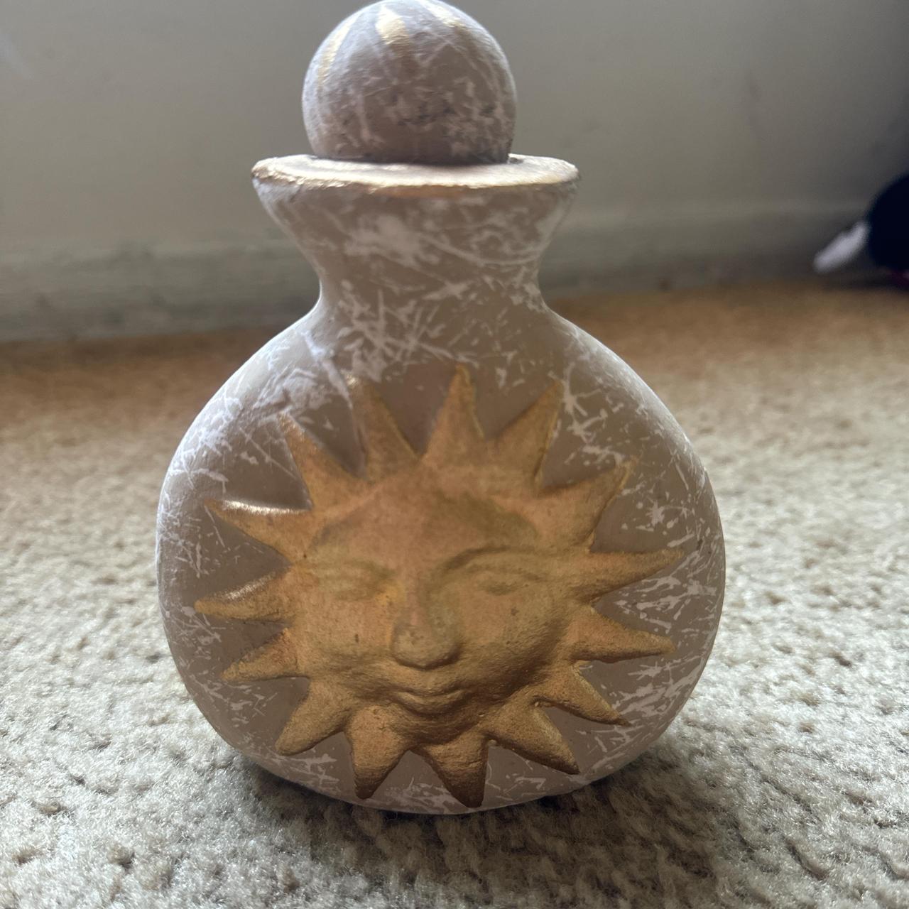 Beautiful brand new ceramic incense bottle, never... - Depop