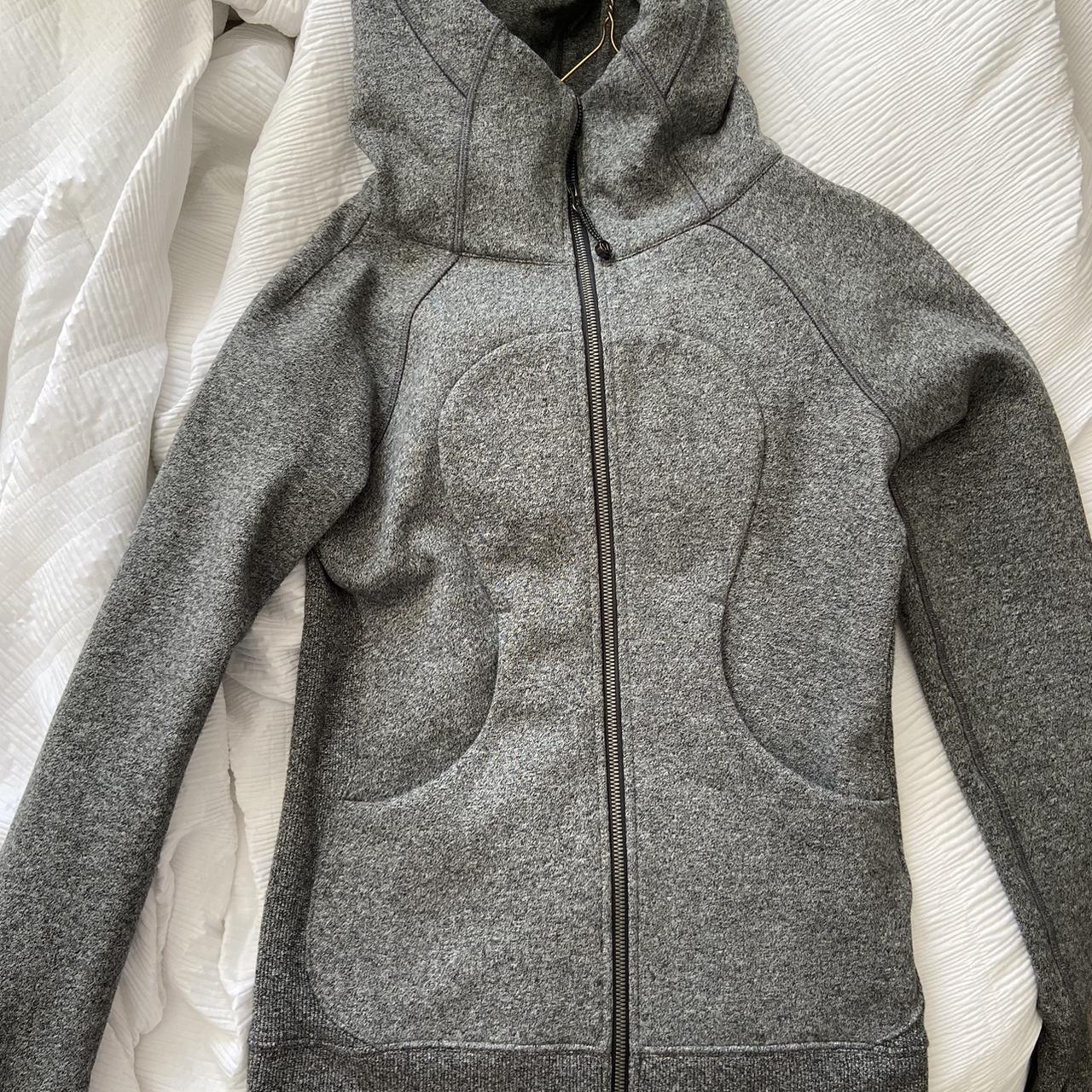 lululemon full zip scuba size 4. only been worn one... - Depop