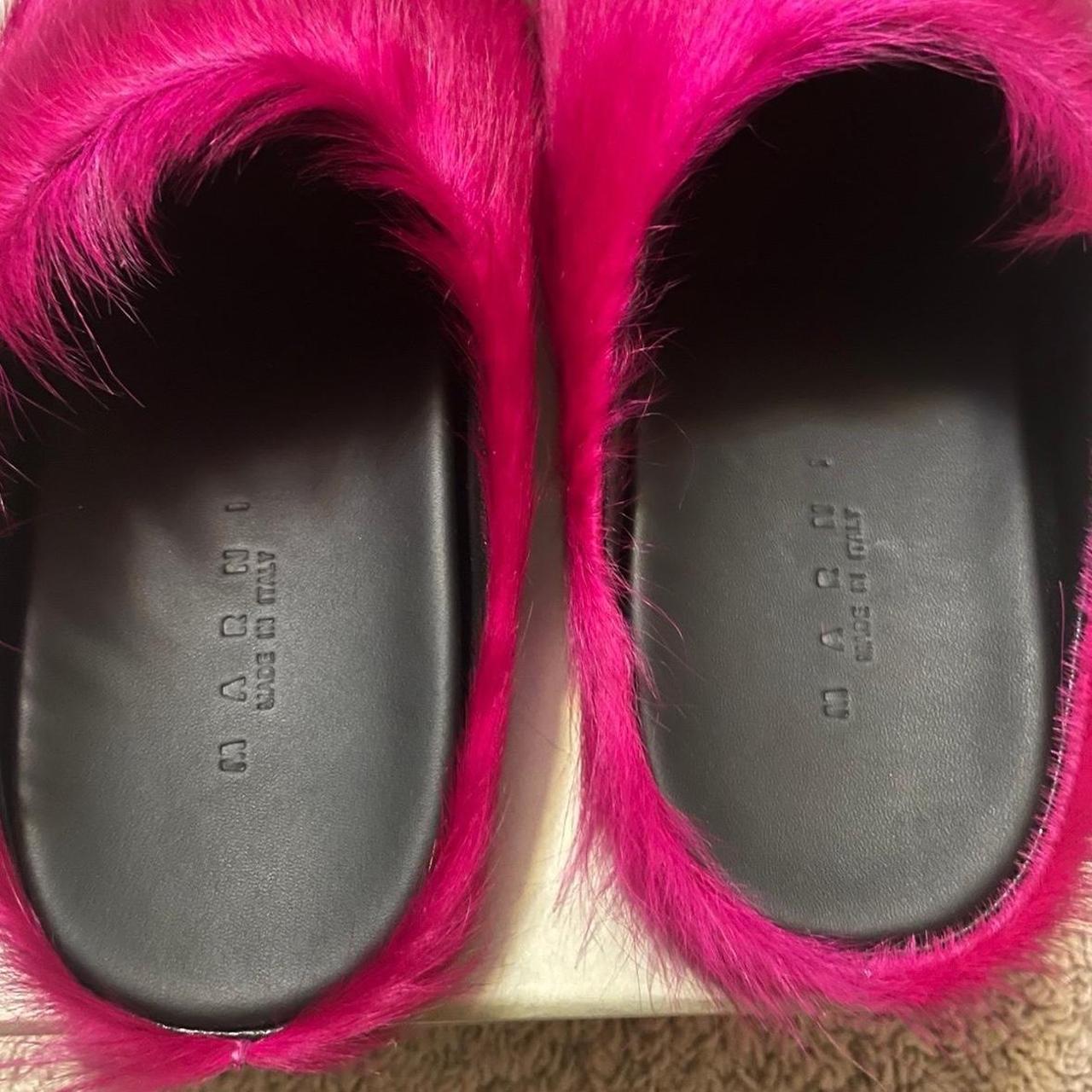 Marni slide pink size 8 - Depop