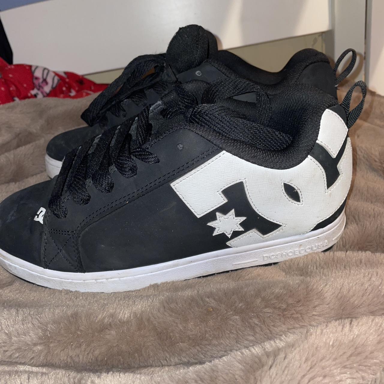 DC Shoes black and white trainers #skater | Depop