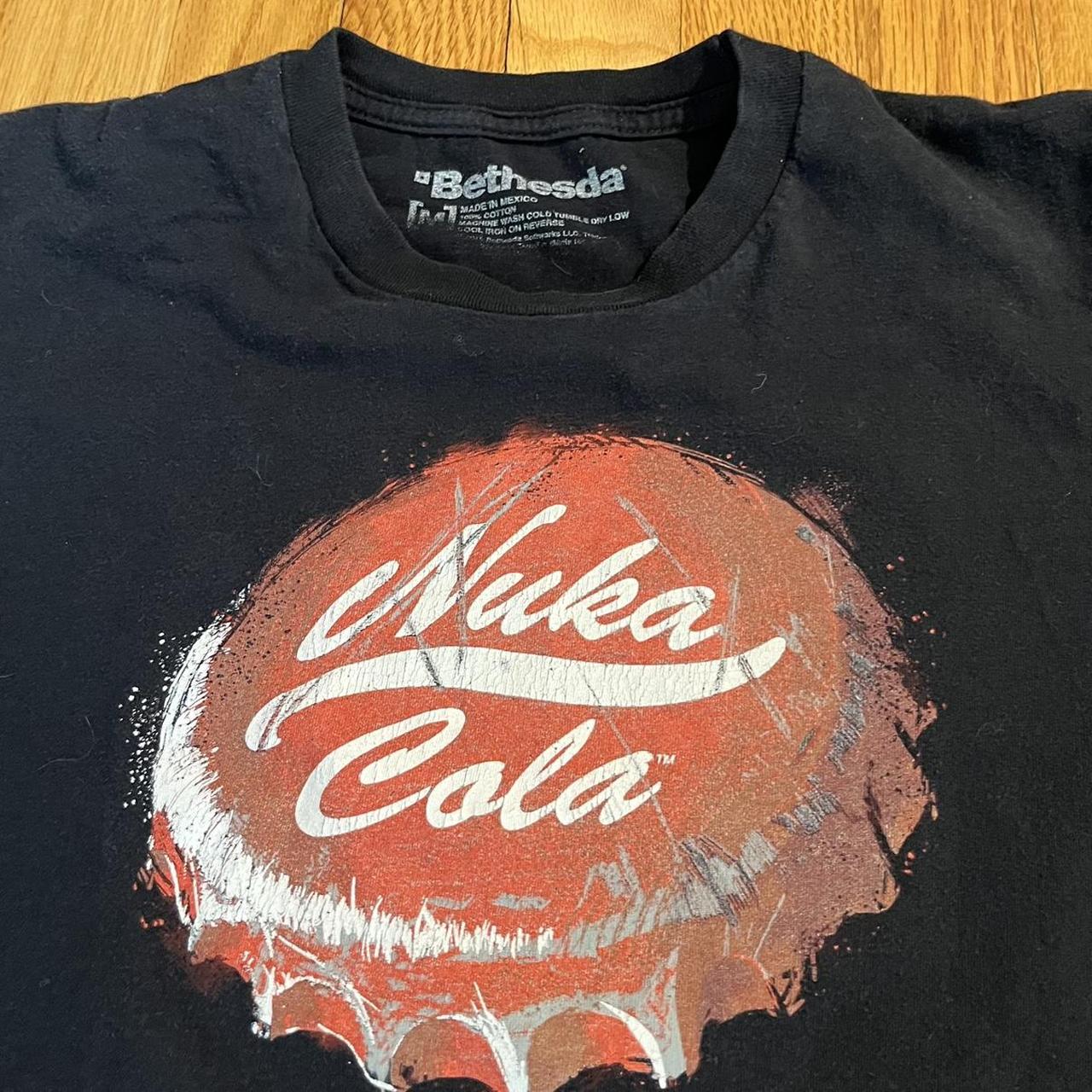 Vintage Fallout Bethesda Nuka-Cola graphic shirt... - Depop