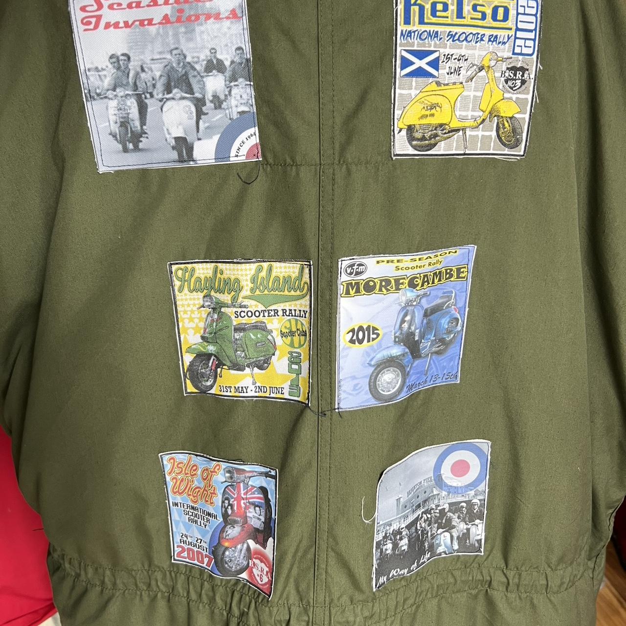 USA army fishtail mod parka with patches size... - Depop