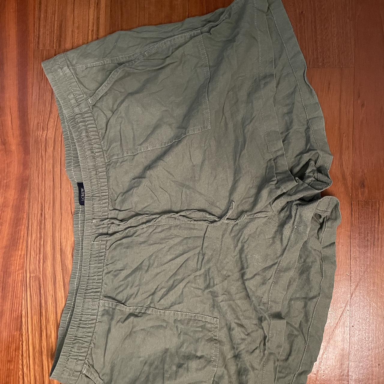 J Crew Womens Green Shorts Depop