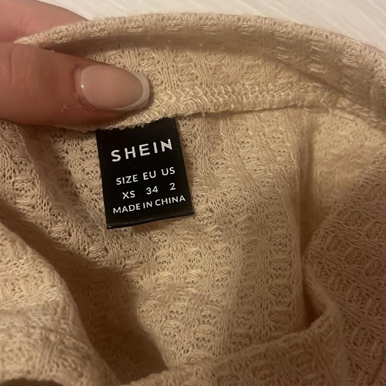 Shein cream two piece UK size XS - Depop