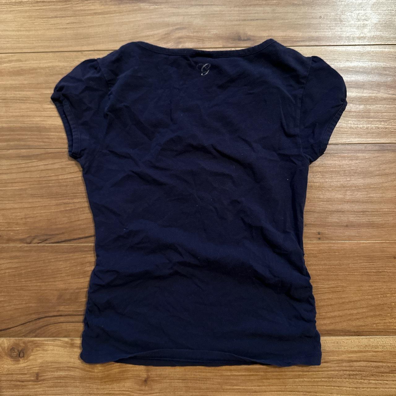 Y2K G Unit Rhinestone Top Size LARGE - Depop