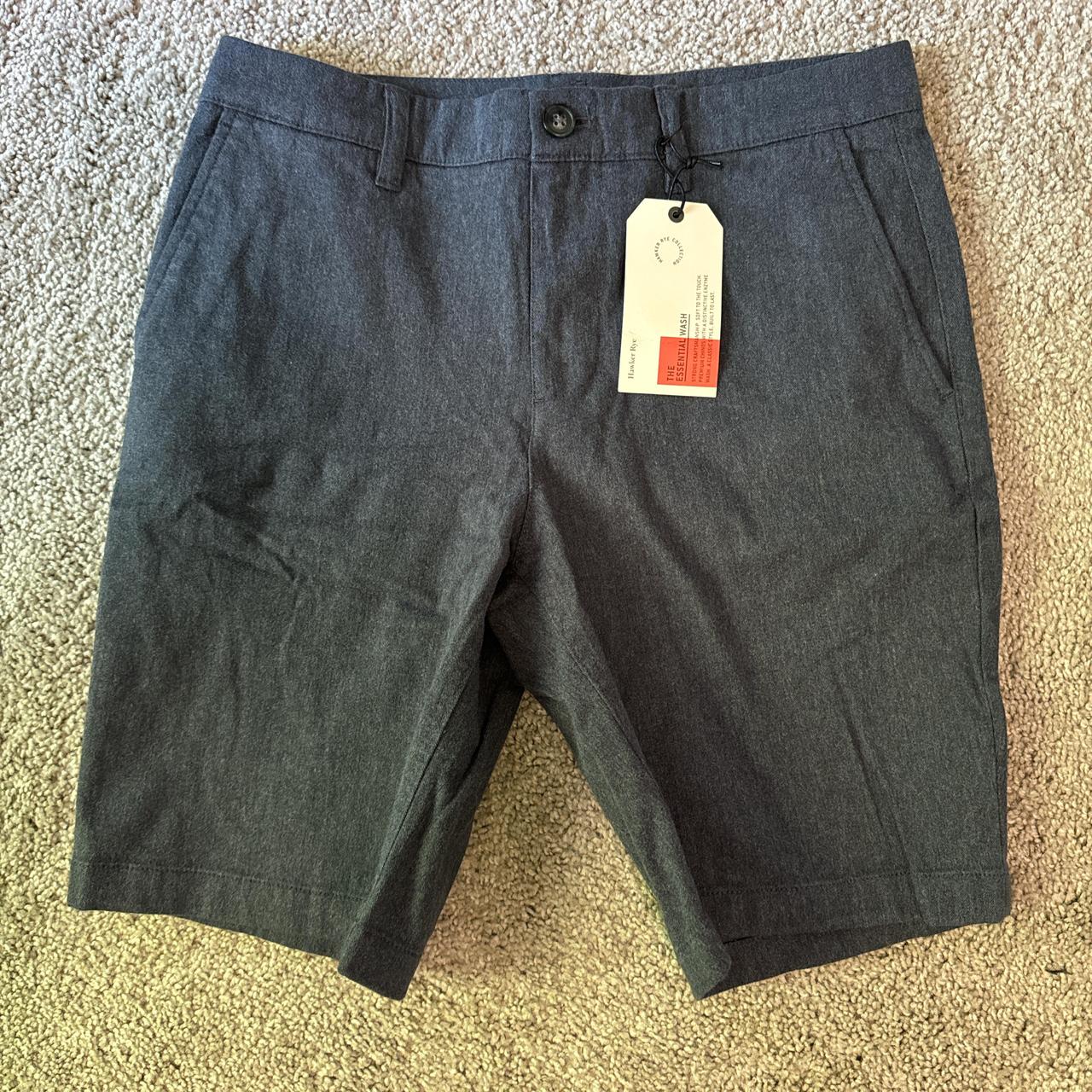 Hawker Rye Heather Essential Wash Twill Short 9”... - Depop