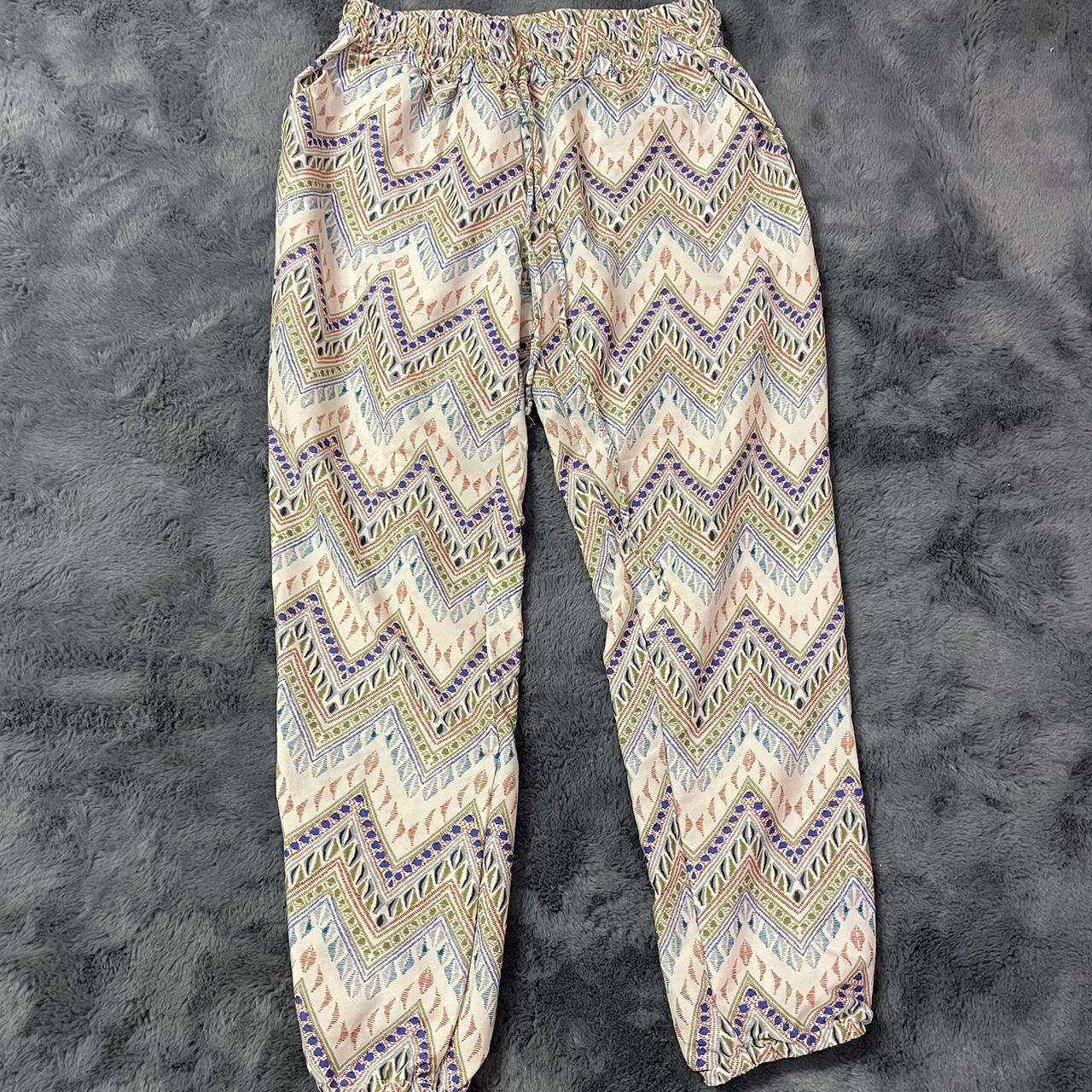 Multi colored pants #boho - Depop